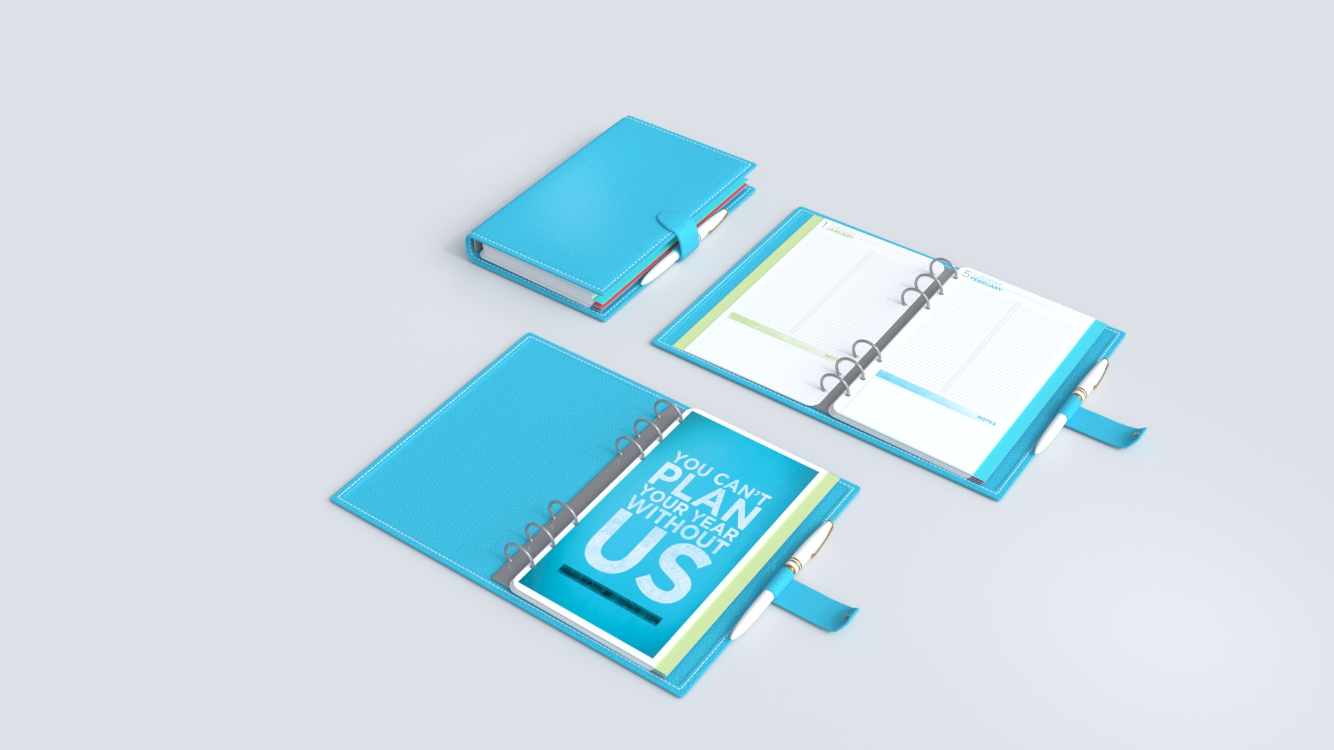 3D agenda organizer model - TurboSquid 1633316