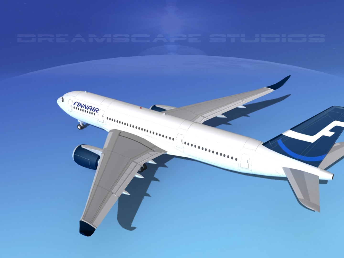 3d Model Of Airbus A350
