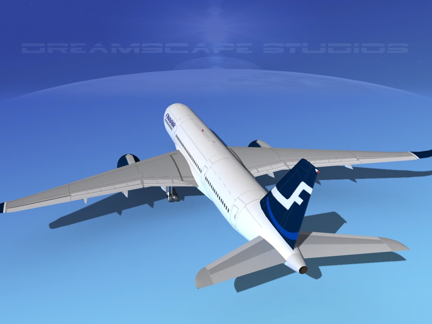 3d Model Of Airbus A350