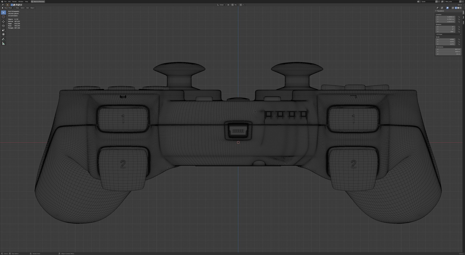 Dualshock Playstation Controller 3D - TurboSquid 1698278