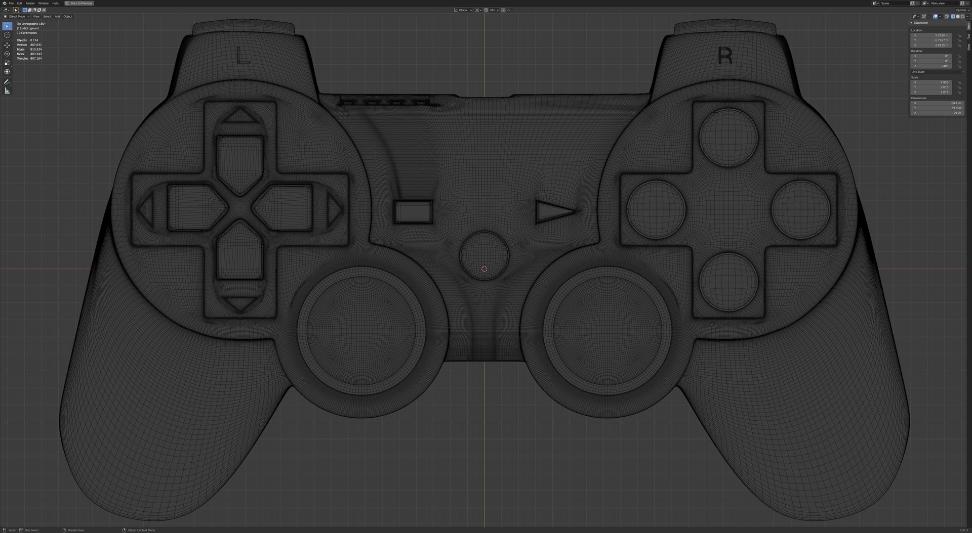 Dualshock Playstation Controller 3D - TurboSquid 1698278