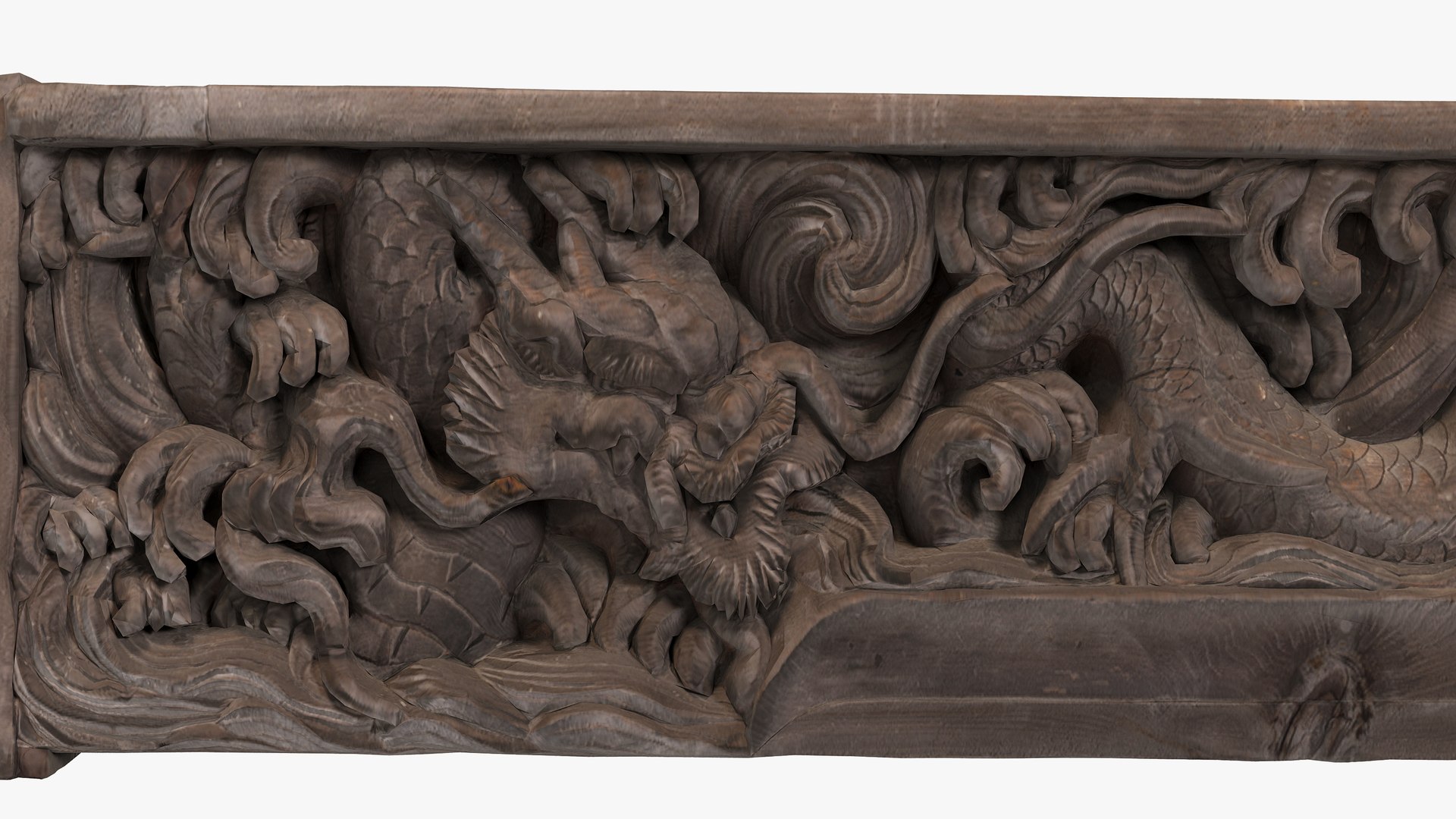3D Chinese Carving Wood Art - TurboSquid 2047259