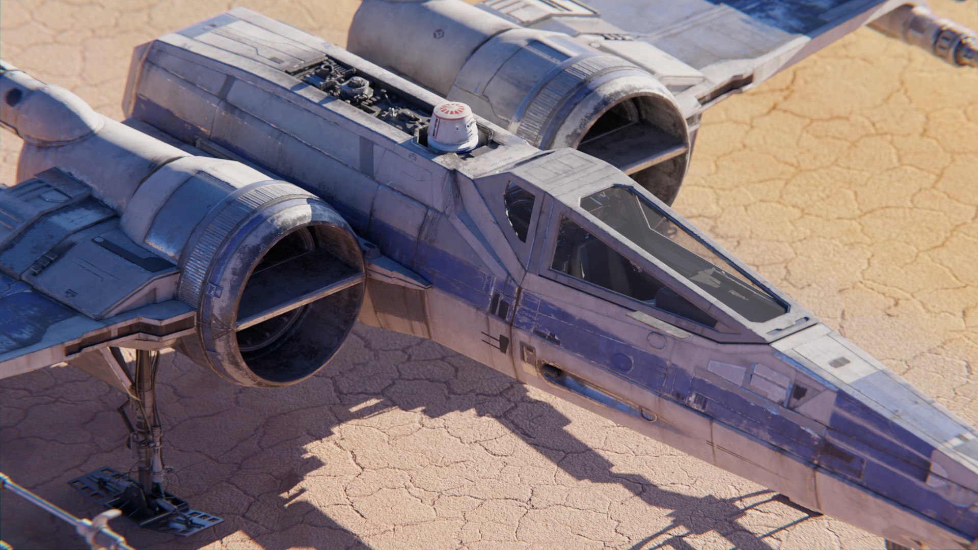 Star Wars X-wing T70 3D - TurboSquid 2325978