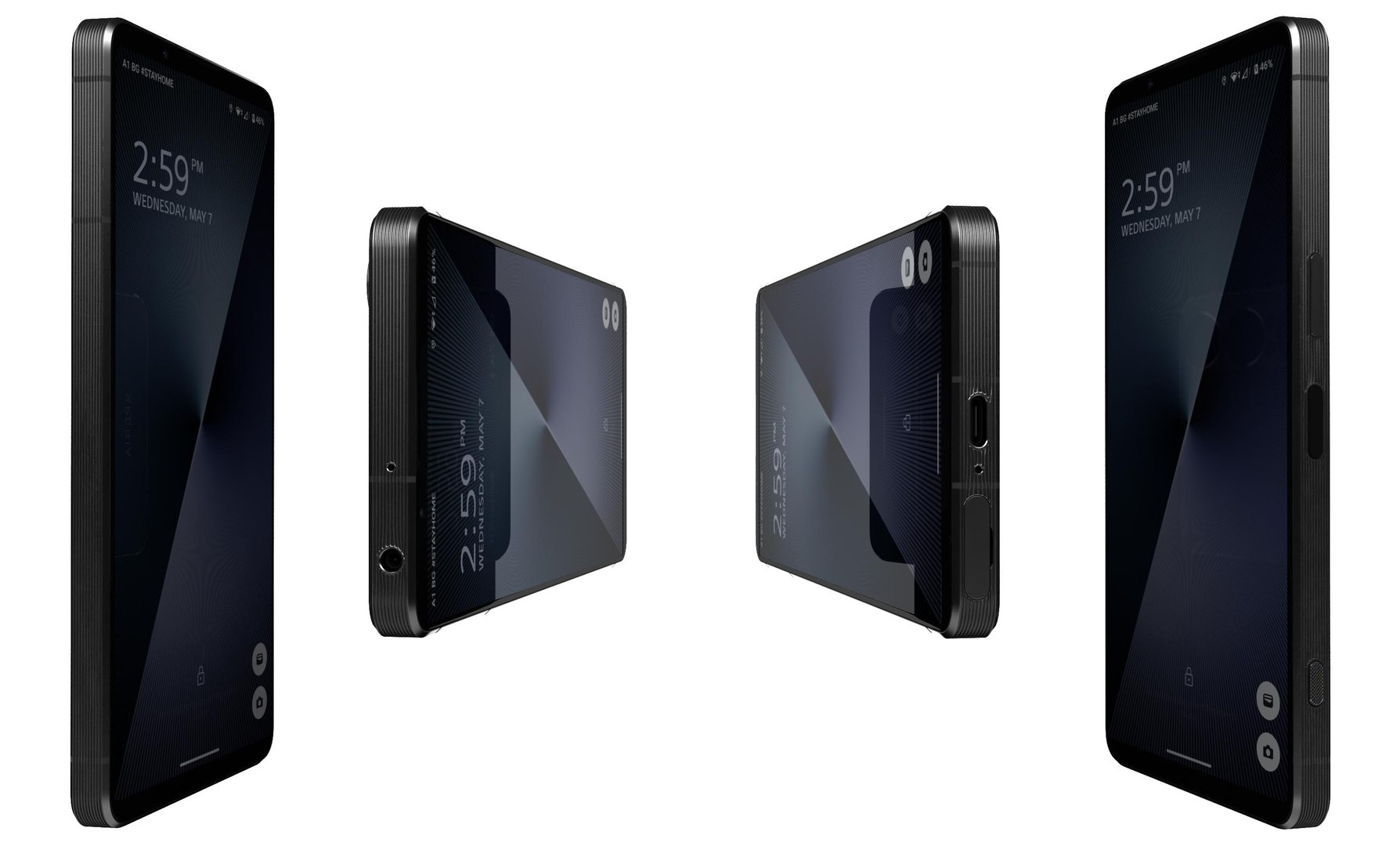 Sony Xperia 1 VII Slate Black 3D Model - TurboSquid 2408518