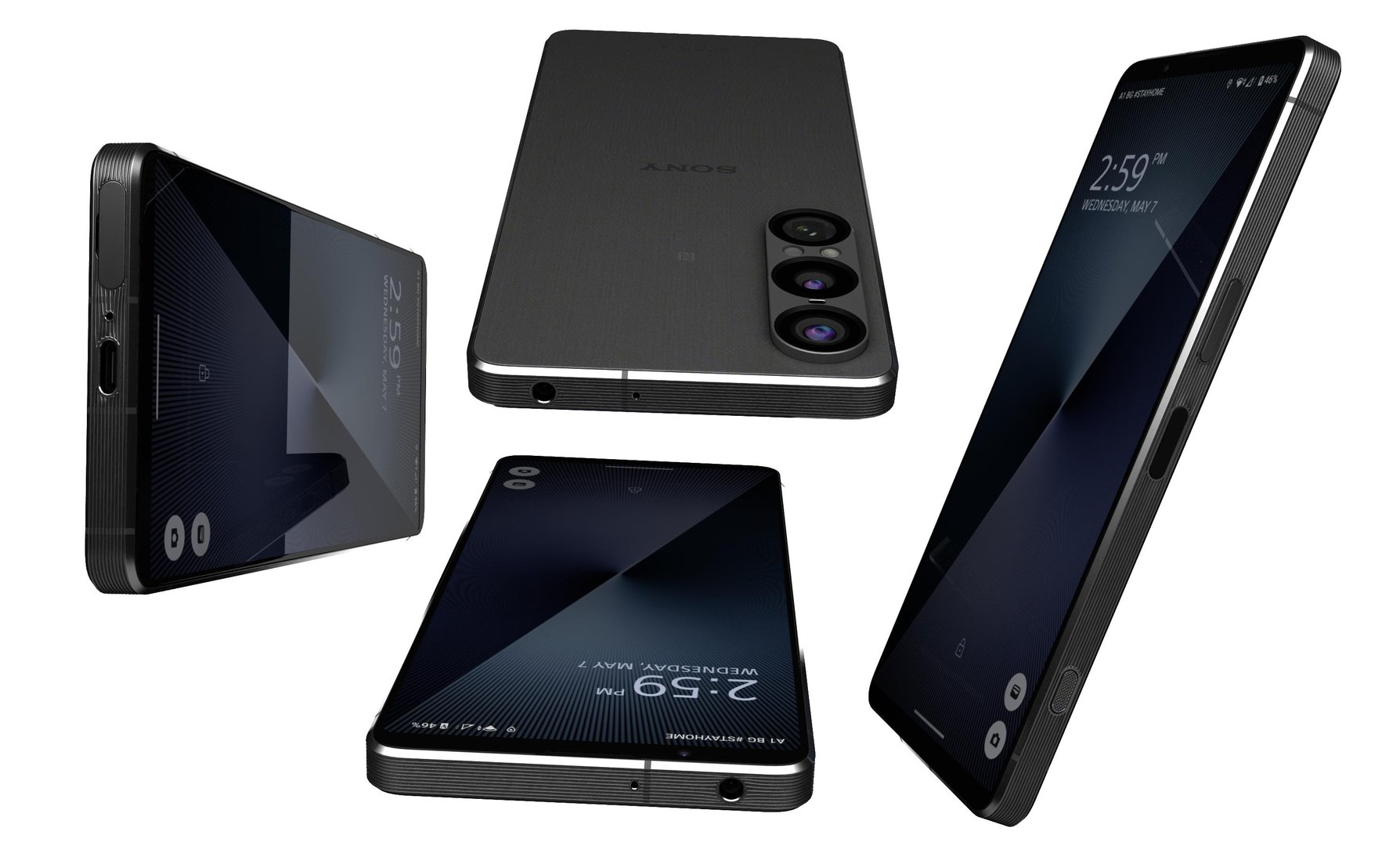 Sony Xperia 1 VII Slate Black 3D Model - TurboSquid 2408518