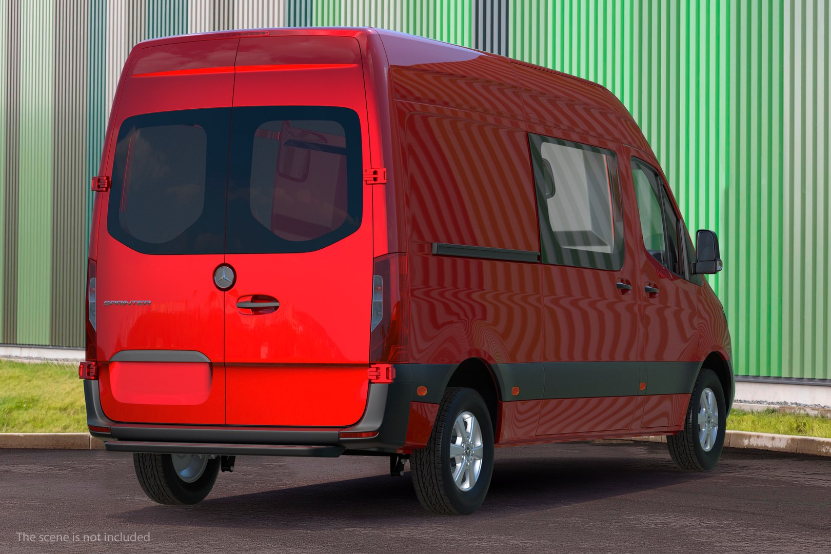 3D Mercedes Sprinter Van 2019 Simple Interior - TurboSquid 1863167