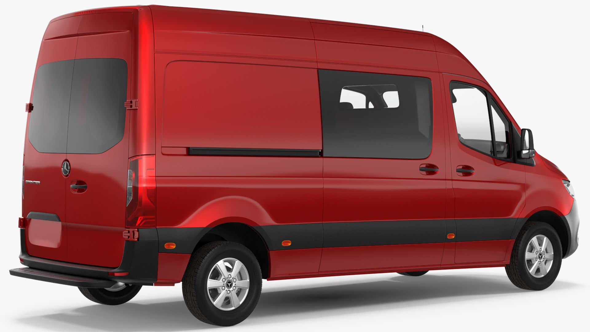 3D Mercedes Sprinter Van 2019 Simple Interior - TurboSquid 1863167