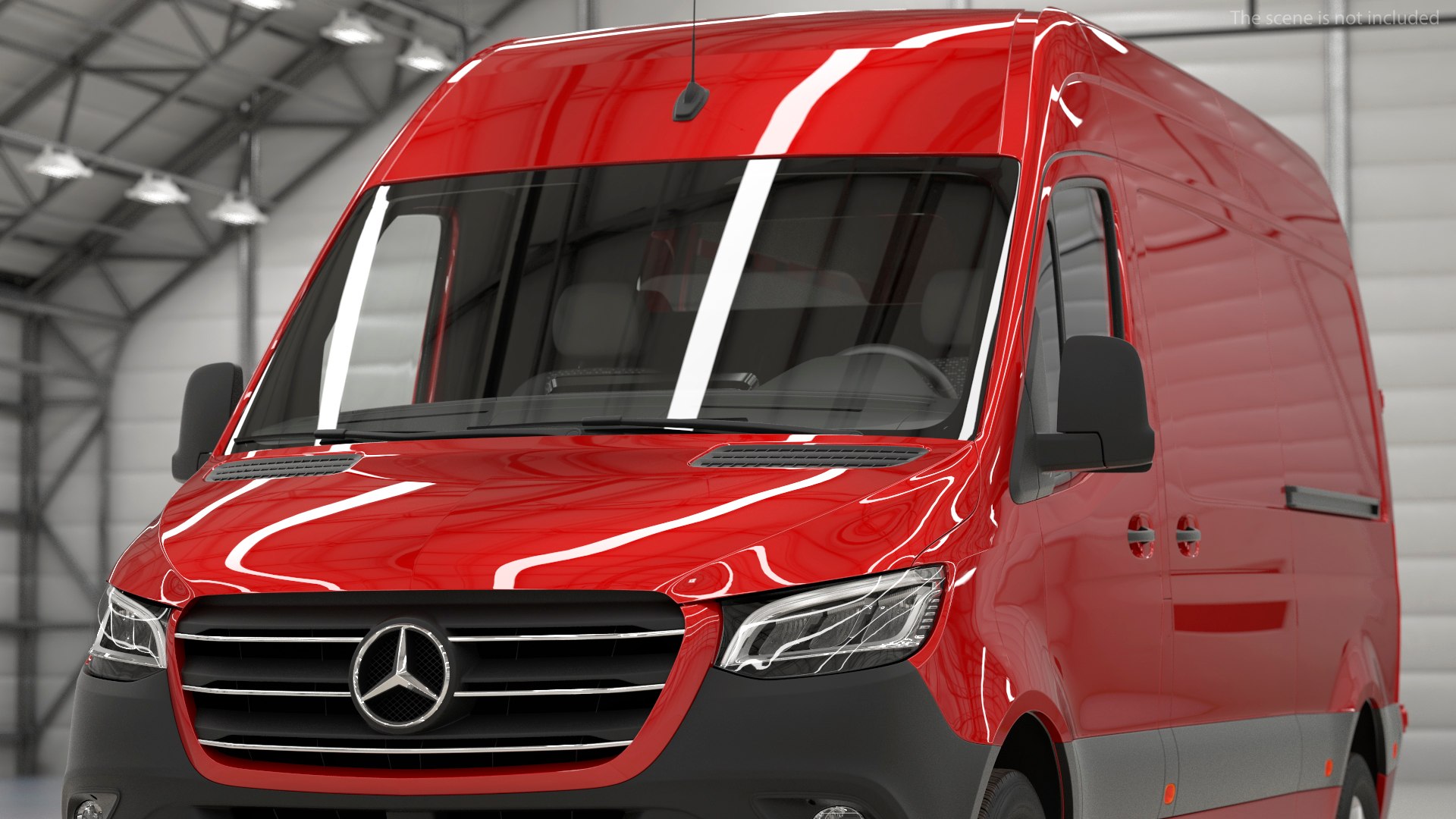 3D Mercedes Sprinter Van 2019 Simple Interior - TurboSquid 1863167