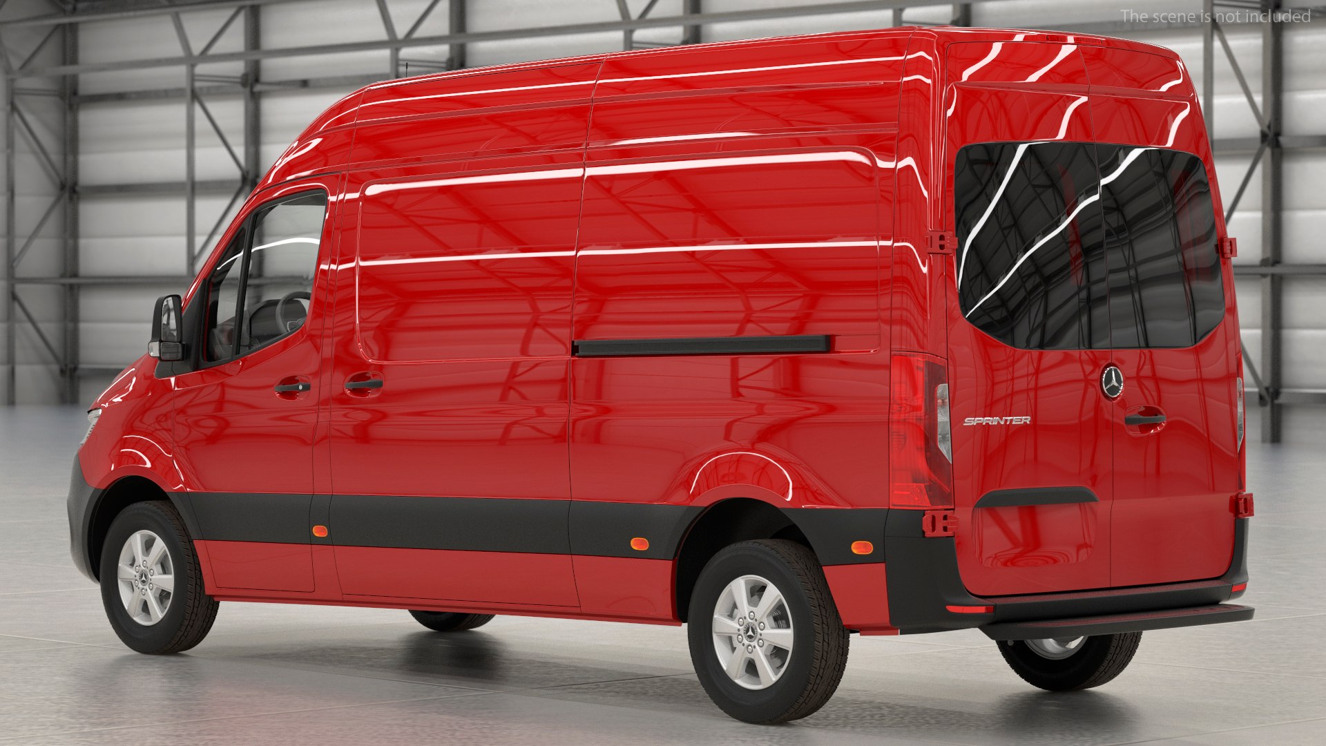 3D Mercedes Sprinter Van 2019 Simple Interior - TurboSquid 1863167