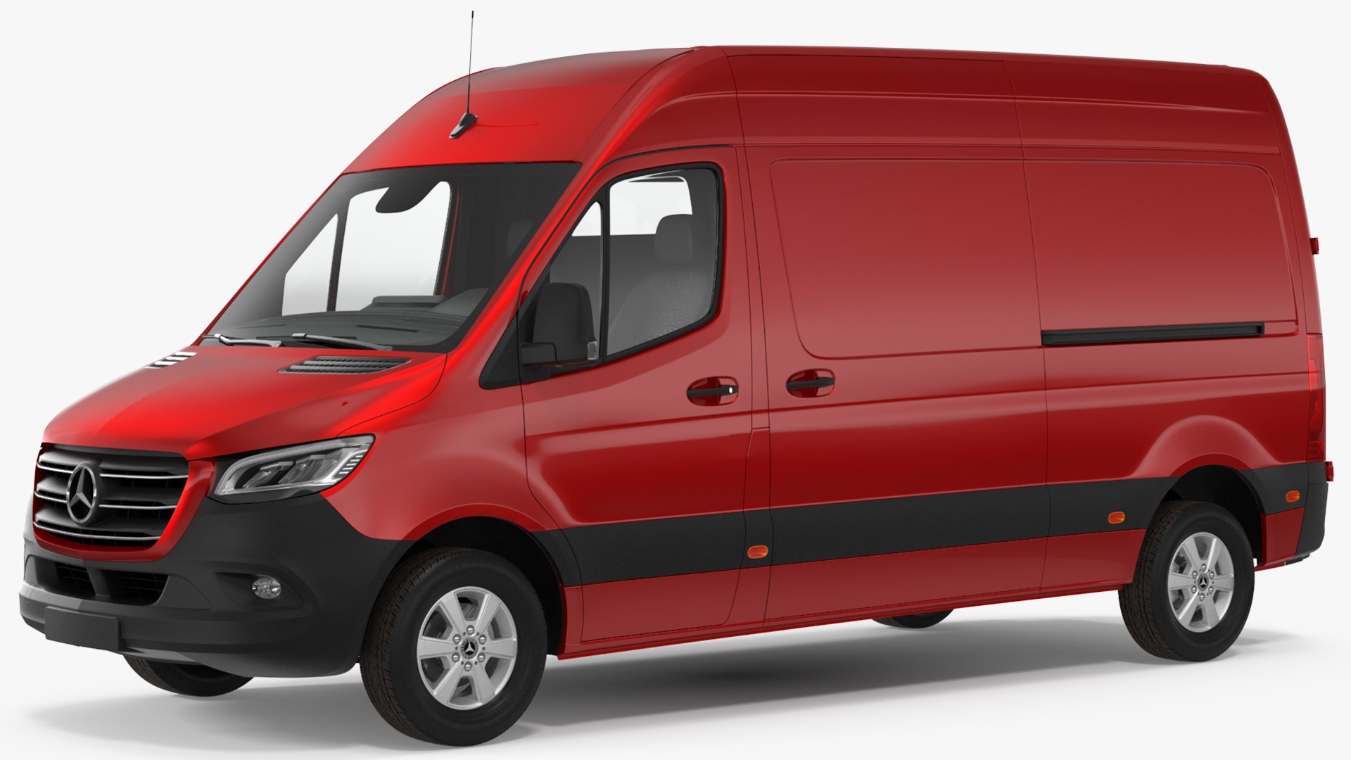 3D Mercedes Sprinter Van 2019 Simple Interior - TurboSquid 1863167