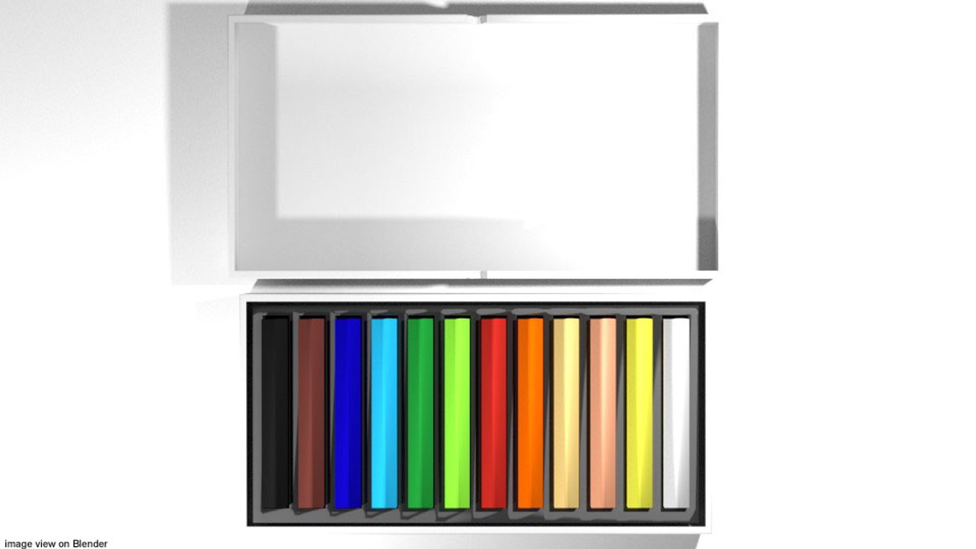 3D drawing pastel tool model - TurboSquid 1150253