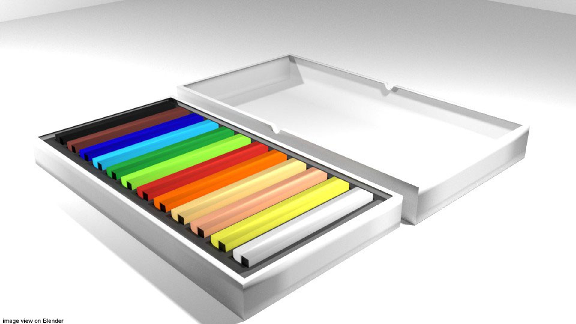 3D drawing pastel tool model - TurboSquid 1150253