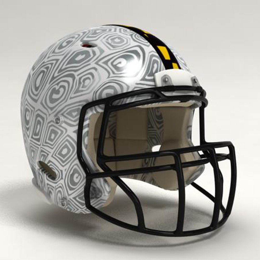 Football Helmet 3d Obj