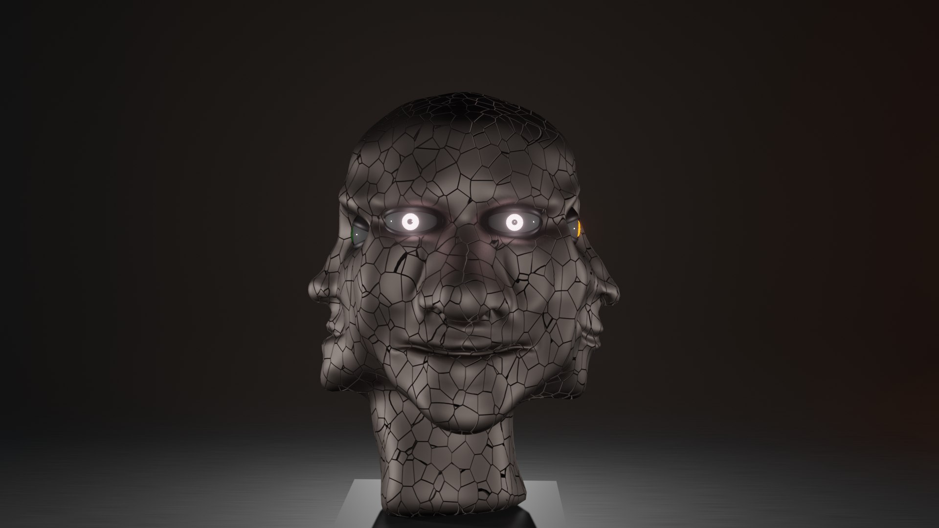 3D model Faces Oracle magic sculpture - TurboSquid 2067312