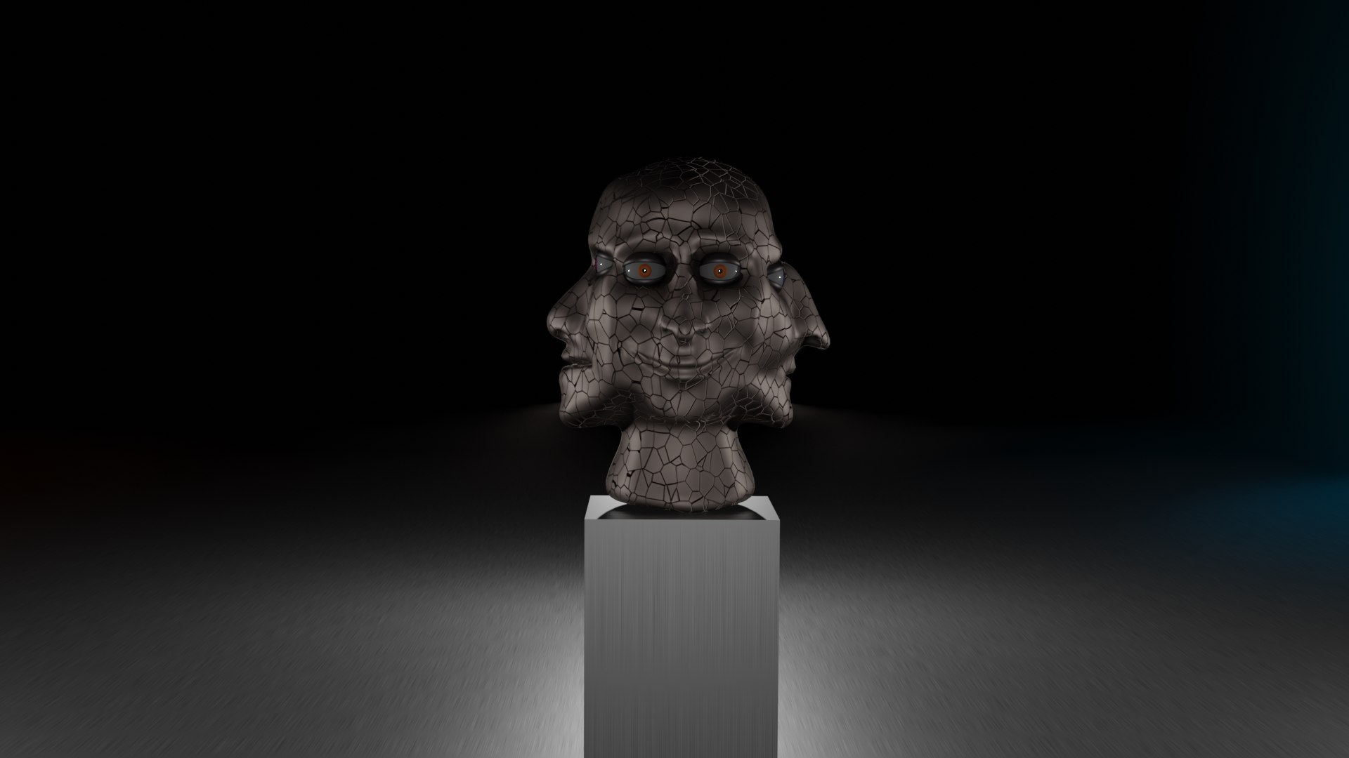 3D model Faces Oracle magic sculpture - TurboSquid 2067312
