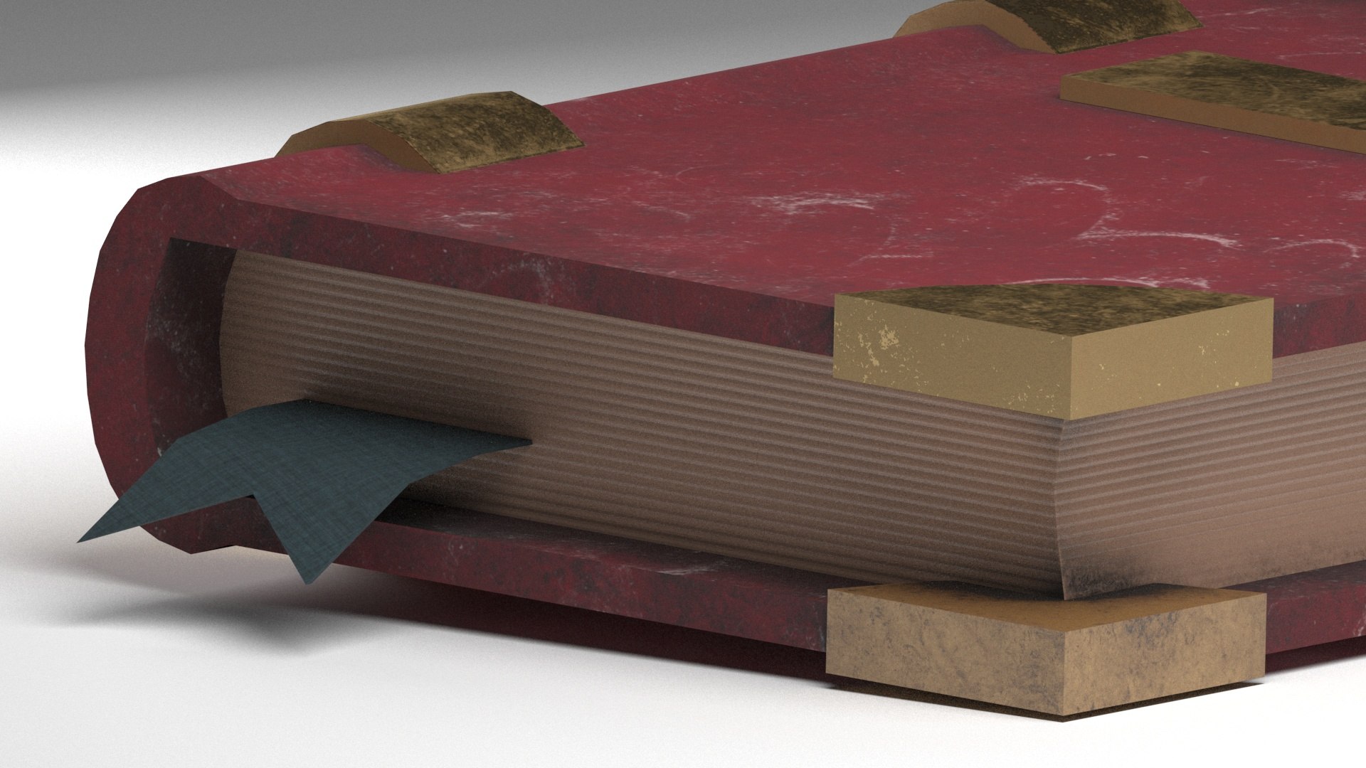 3D Red Old Book Model Asset For Game Low-poly - TurboSquid 2075939