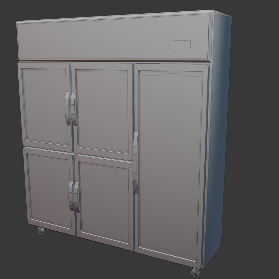 Commercial Restaurant Refrigeration 3D Model - TurboSquid 2281944