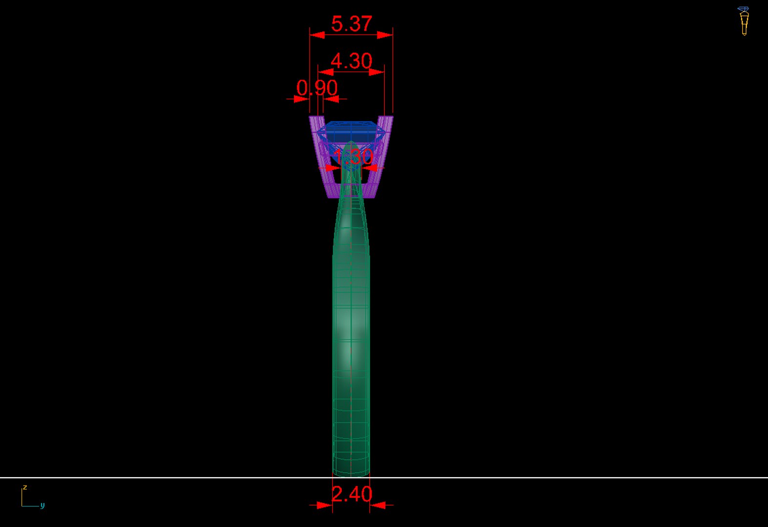 3D Half 3 Model - TurboSquid 1363904
