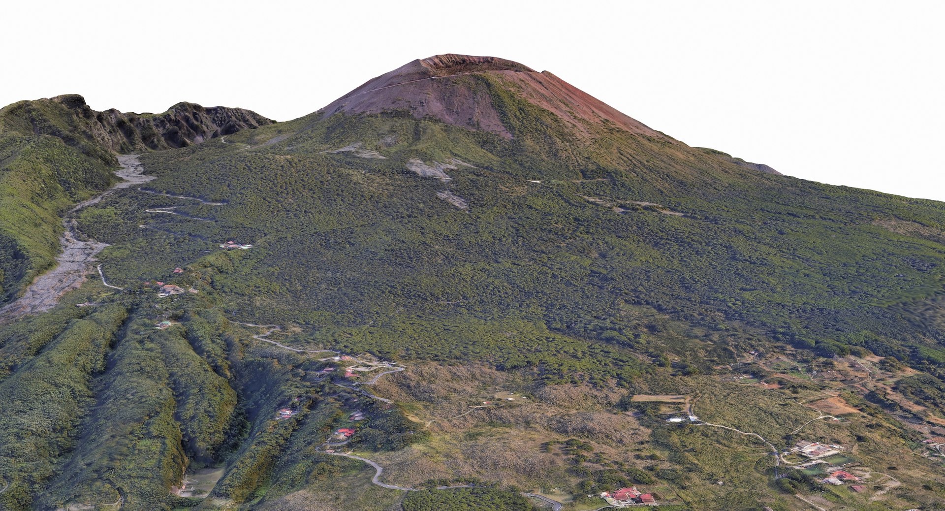 3D Model Mount Vesuvius Volcano - TurboSquid 1373119