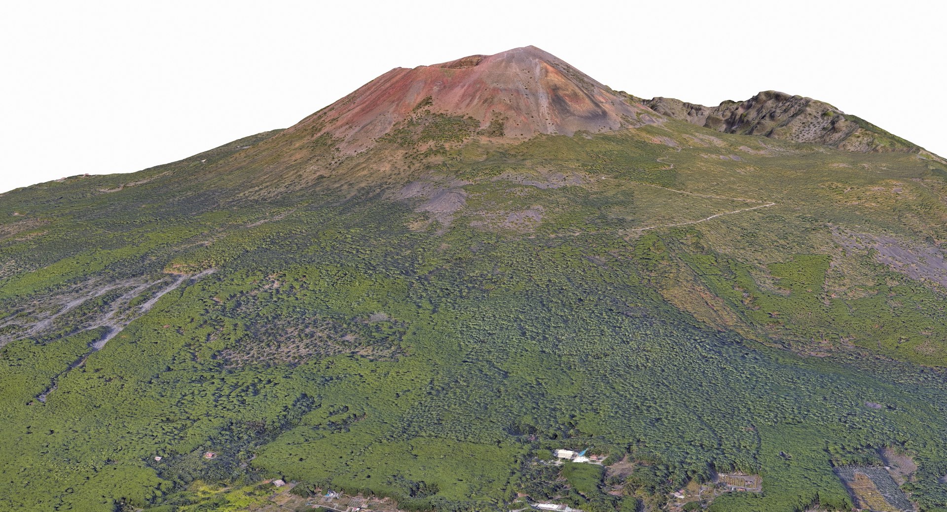 3D Model Mount Vesuvius Volcano - TurboSquid 1373119