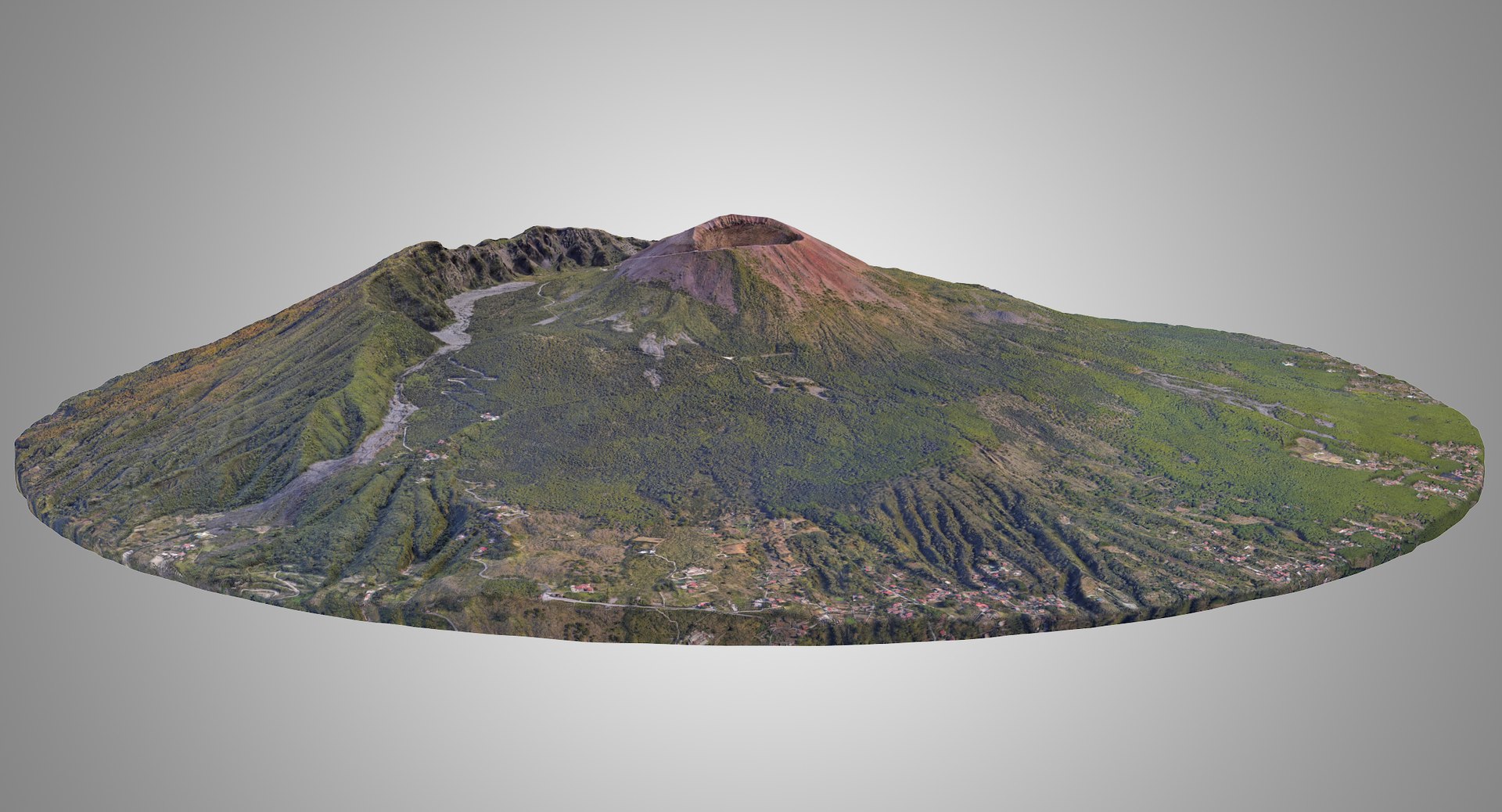 3D Model Mount Vesuvius Volcano - TurboSquid 1373119