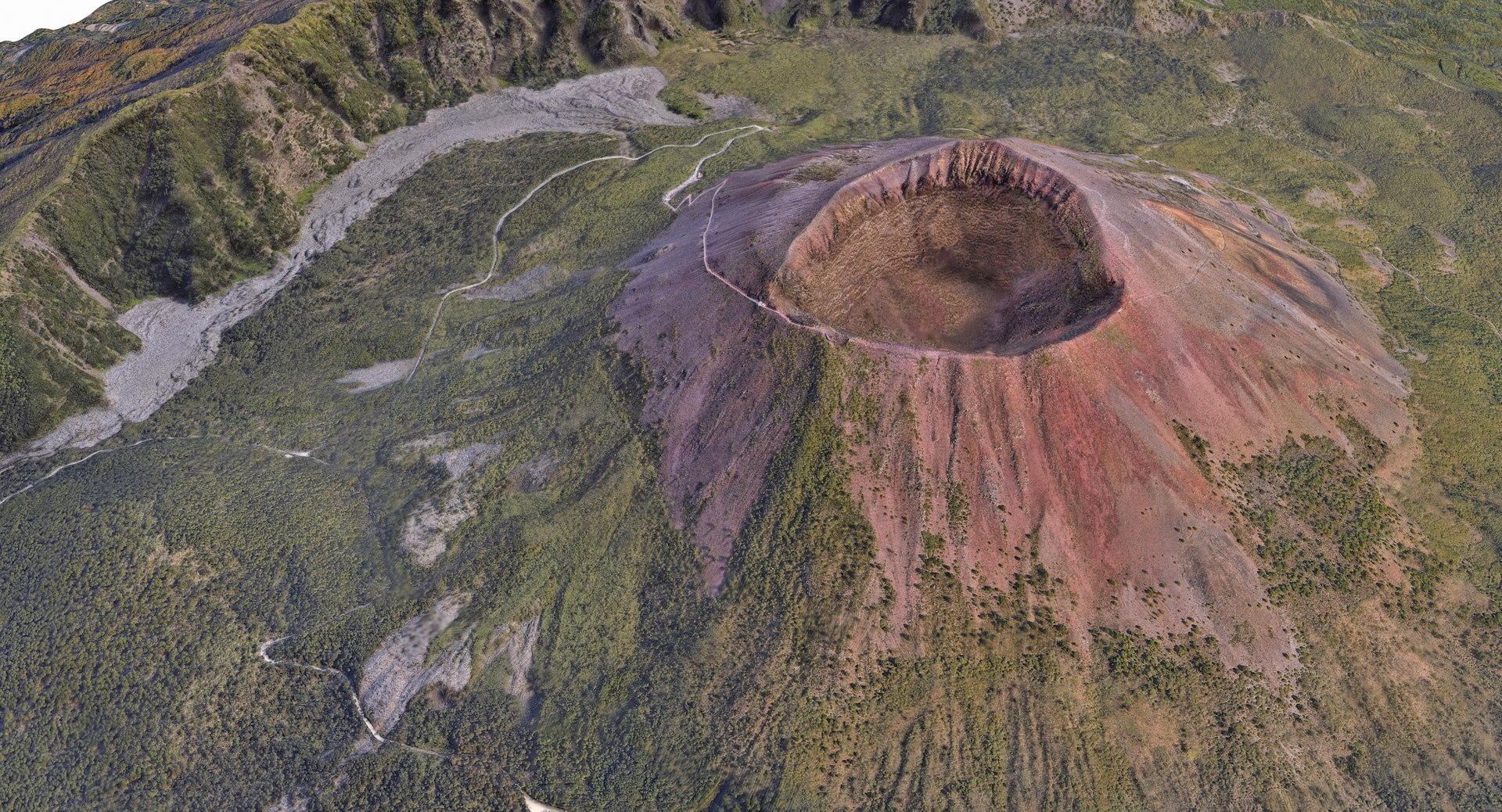 3D Model Mount Vesuvius Volcano - TurboSquid 1373119