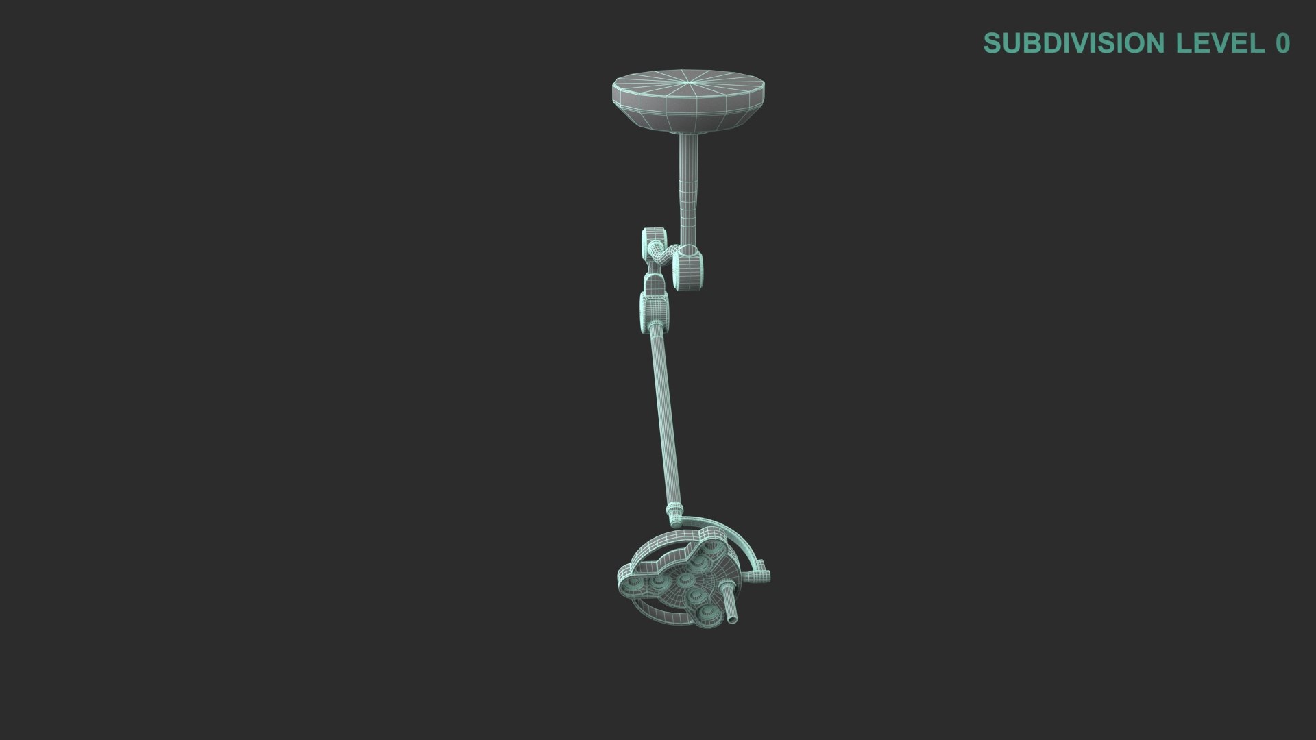 Surgical Lamp Model - TurboSquid 2189276
