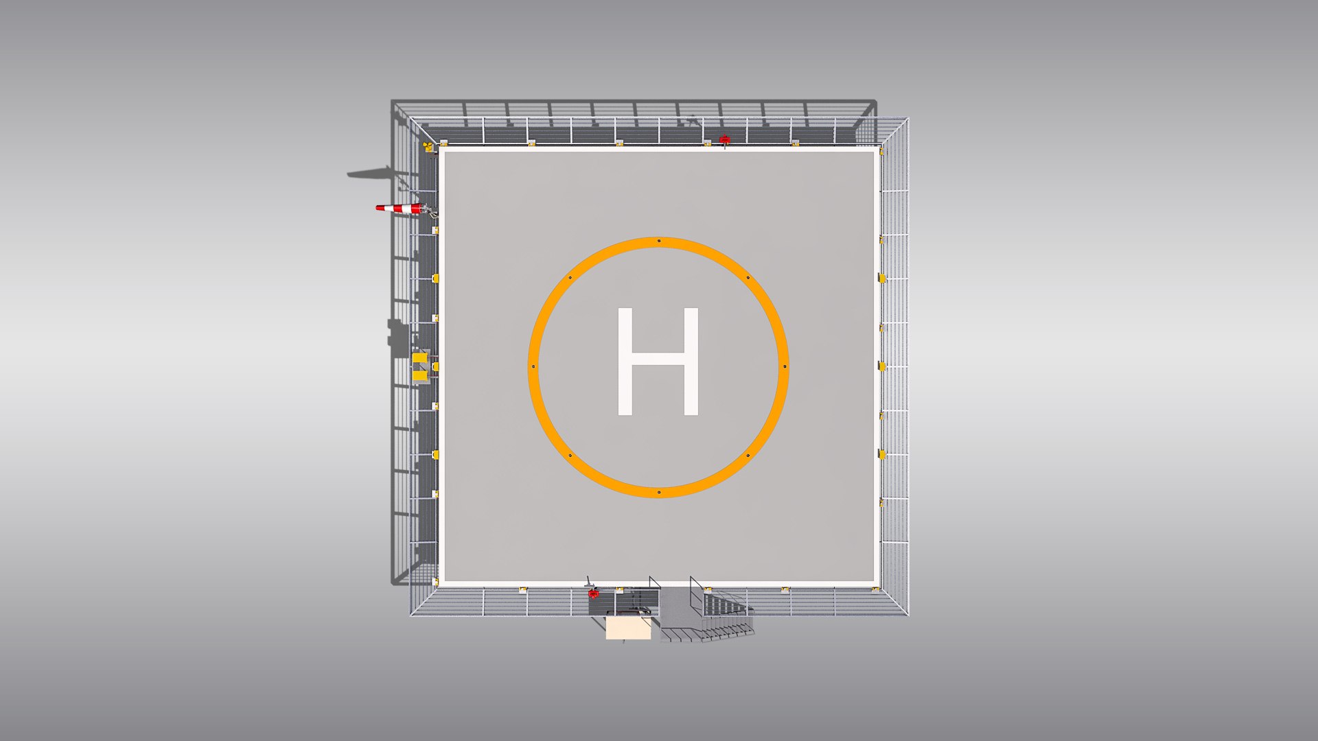 Heliports Collection 2 3D model - TurboSquid 2162557