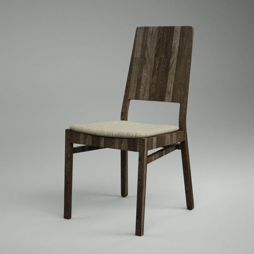 Solid Chair 3d Model