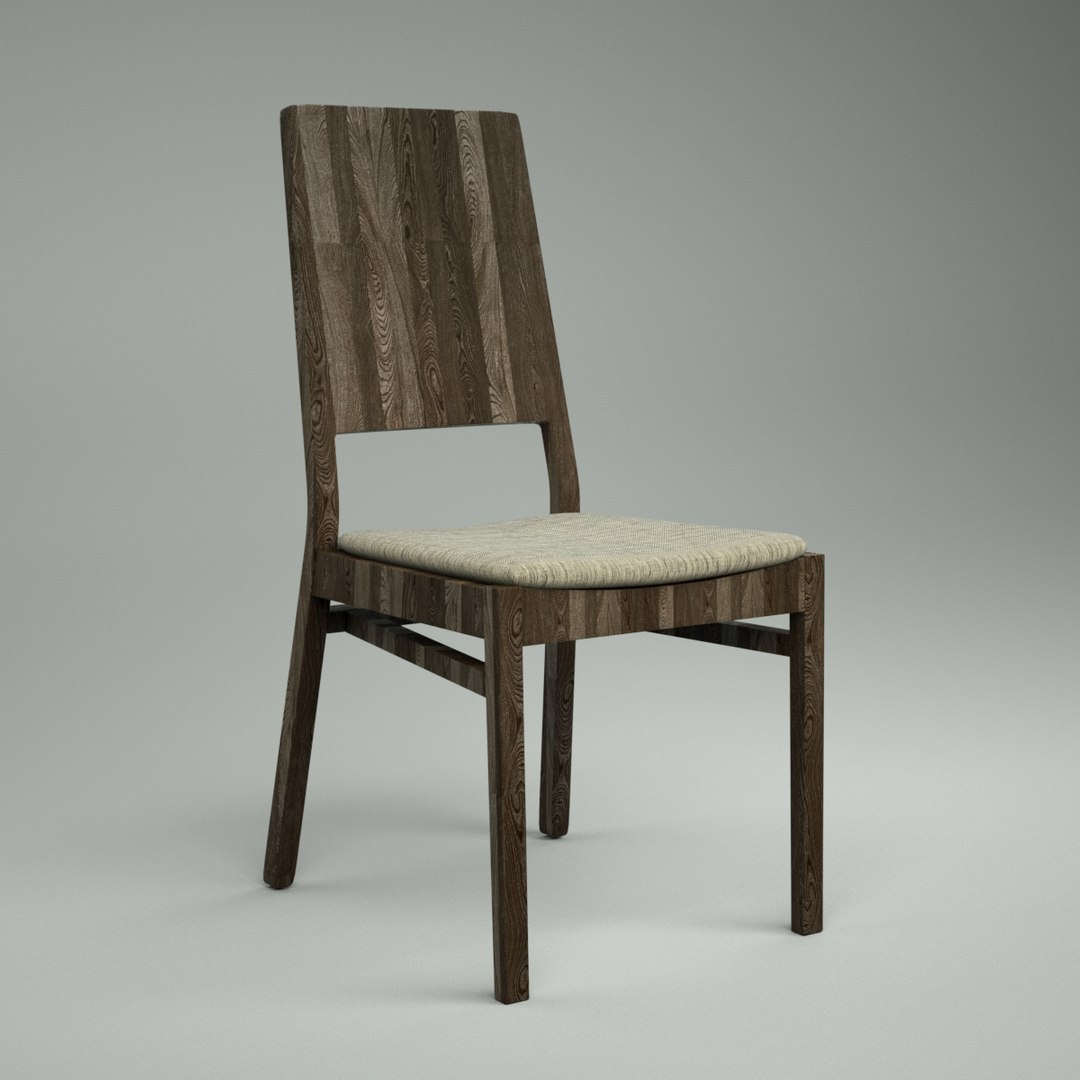 Solid Chair 3d Model