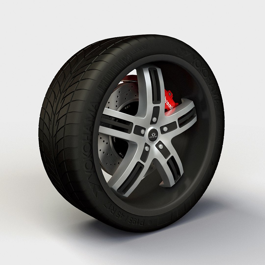 3ds Max Lorenzo Wl026 Rim Tyre