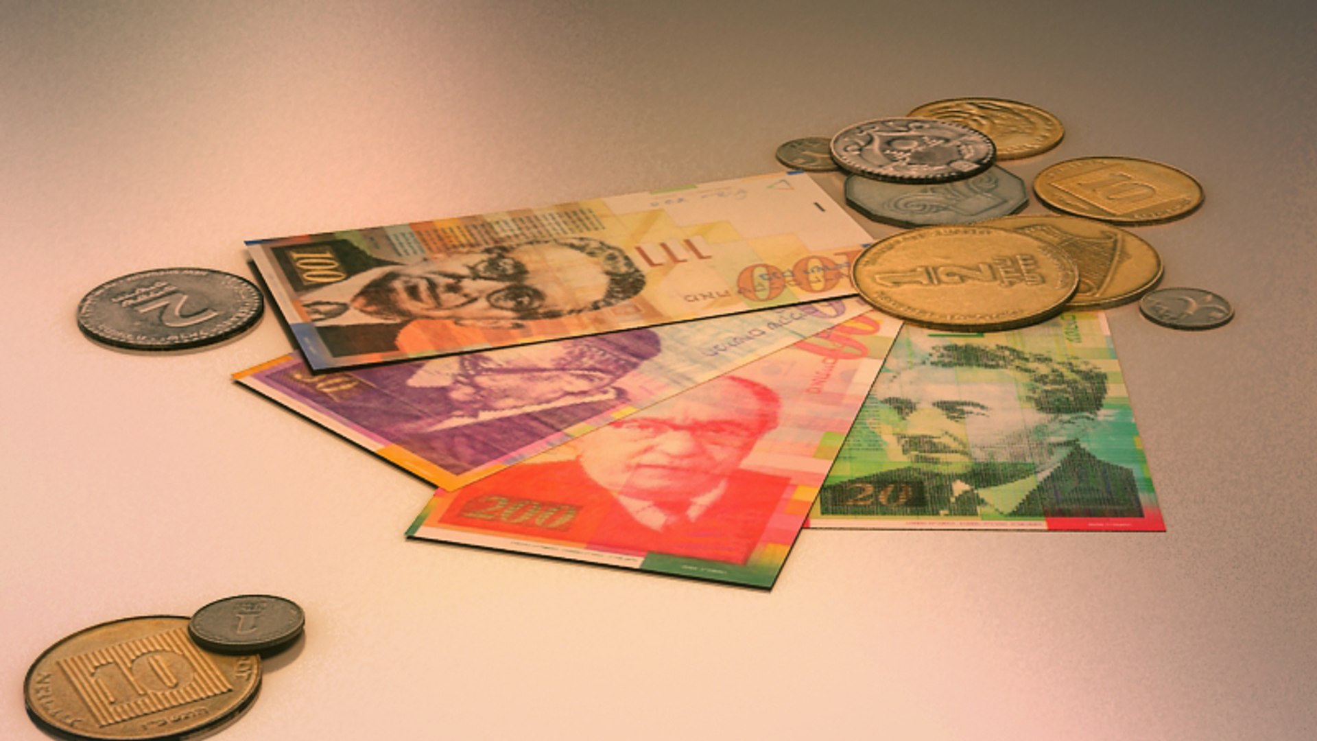 3d Israeli Money
