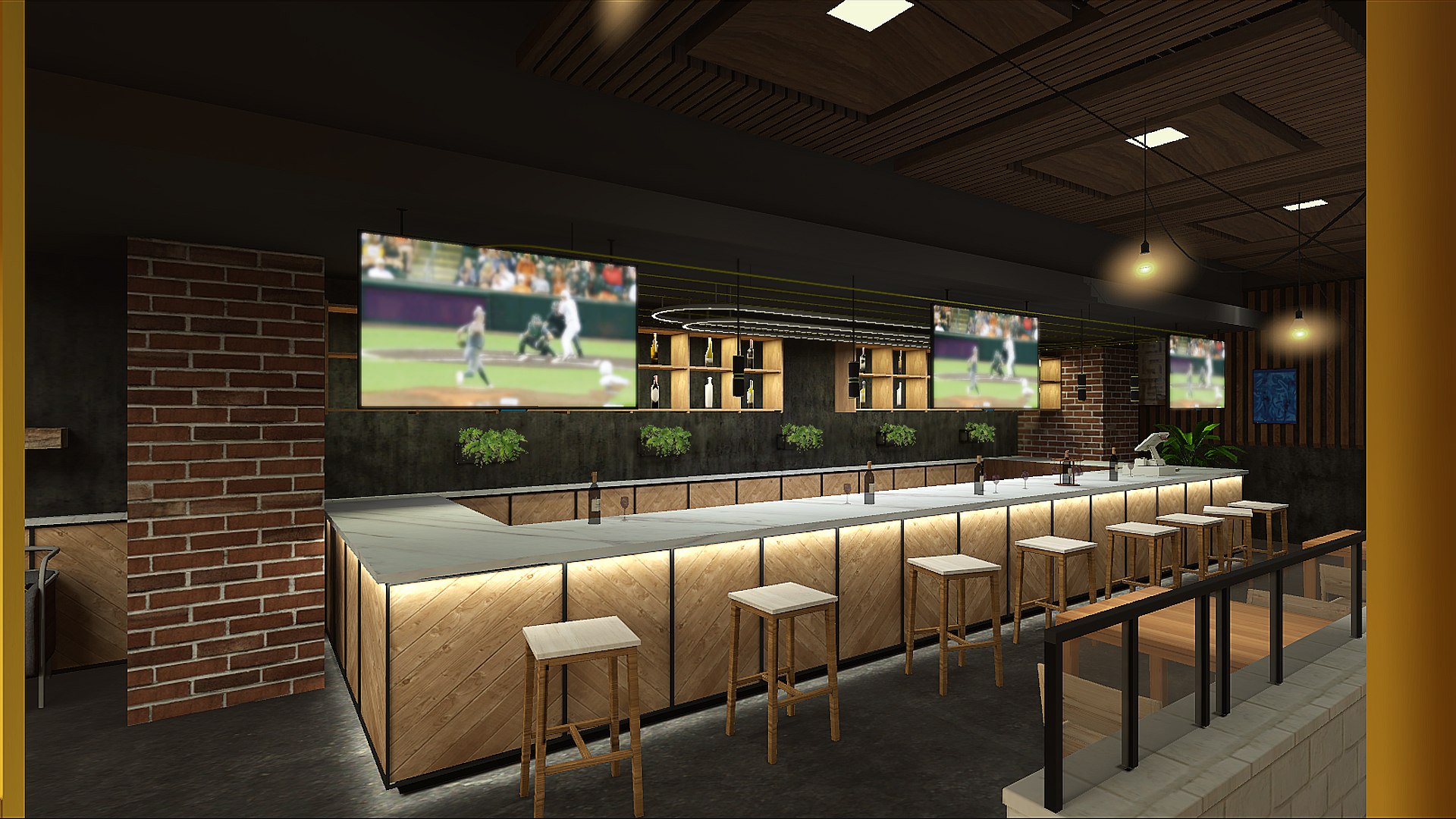 Sport Bar 01 3D model - TurboSquid 1722254