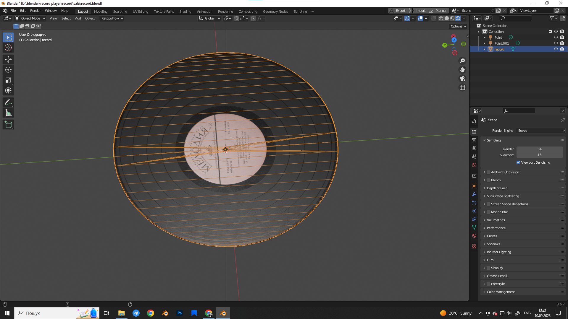 Record 3D Model - TurboSquid 2123182