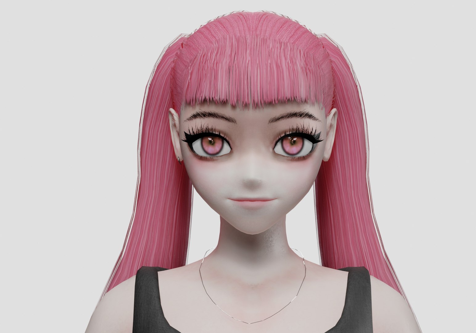 3D Model Cute Beautiful Girl V25882 - TurboSquid 2271047