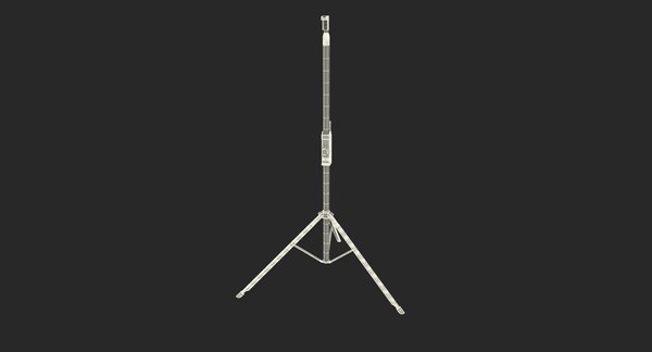 3D adjustable tripod stand white - TurboSquid 1263337