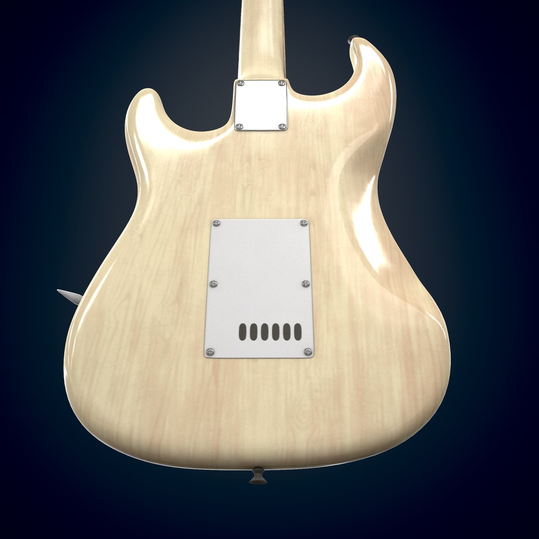 Electric Guitar Homage HEG-310 Model - TurboSquid 1783363