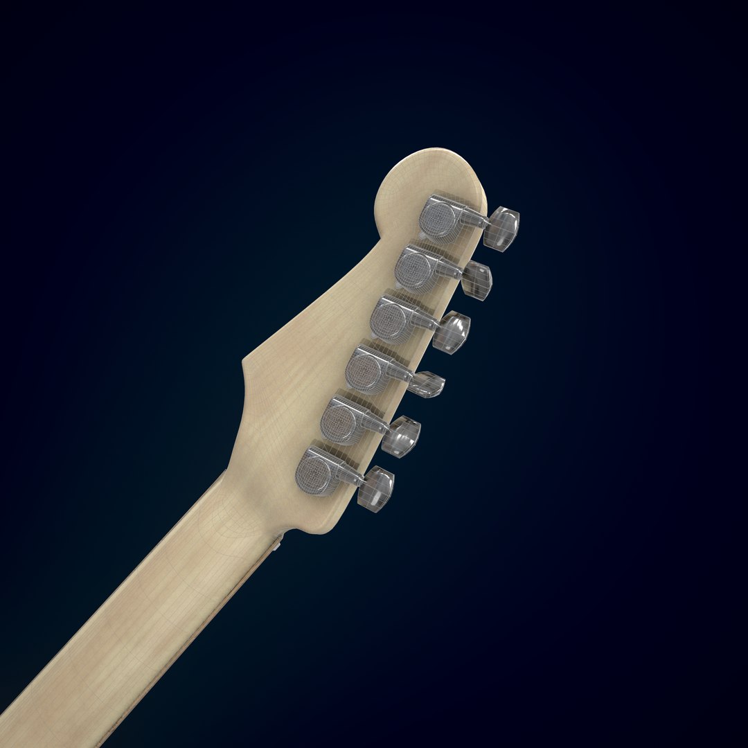 Electric Guitar Homage HEG-310 Model - TurboSquid 1783363