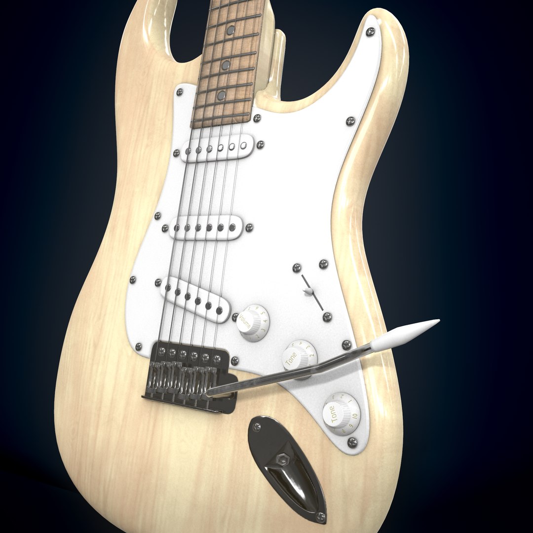 Electric Guitar Homage HEG-310 Model - TurboSquid 1783363