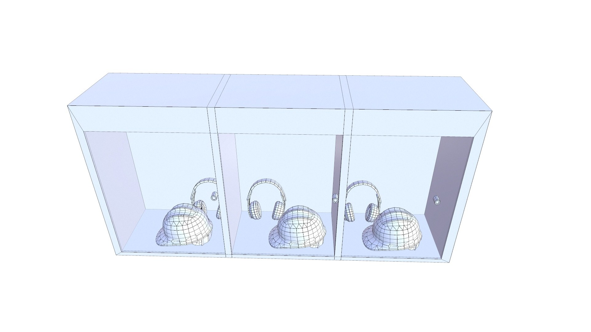 3D Model Helmet And Headphone Rack - TurboSquid 2290334