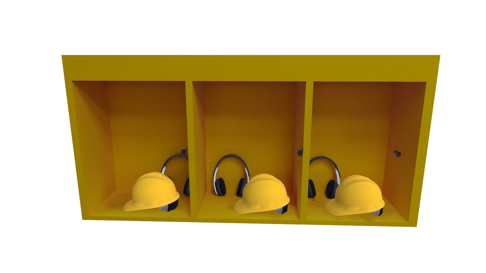 3D Model Helmet And Headphone Rack - TurboSquid 2290334