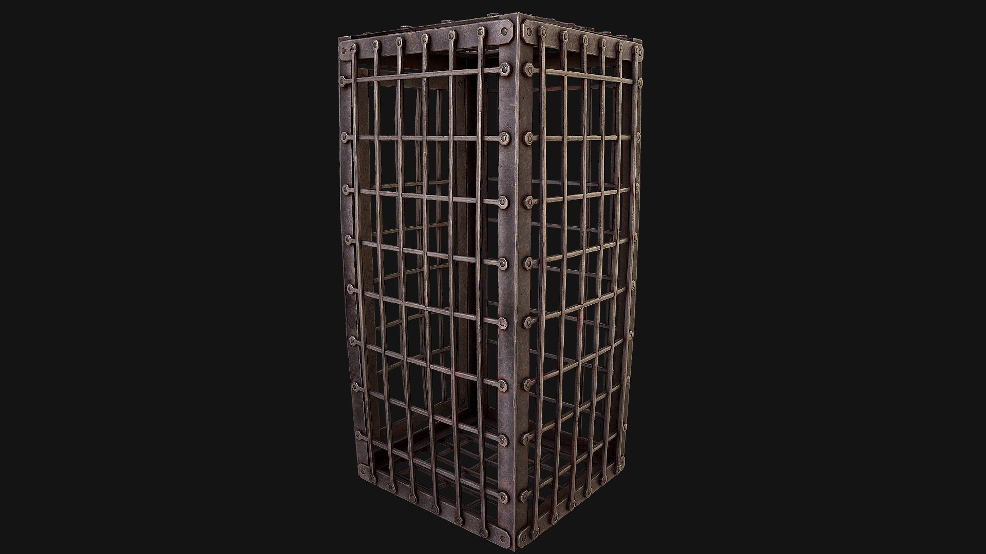 Iron Prison Cage 3D Model - TurboSquid 1986379