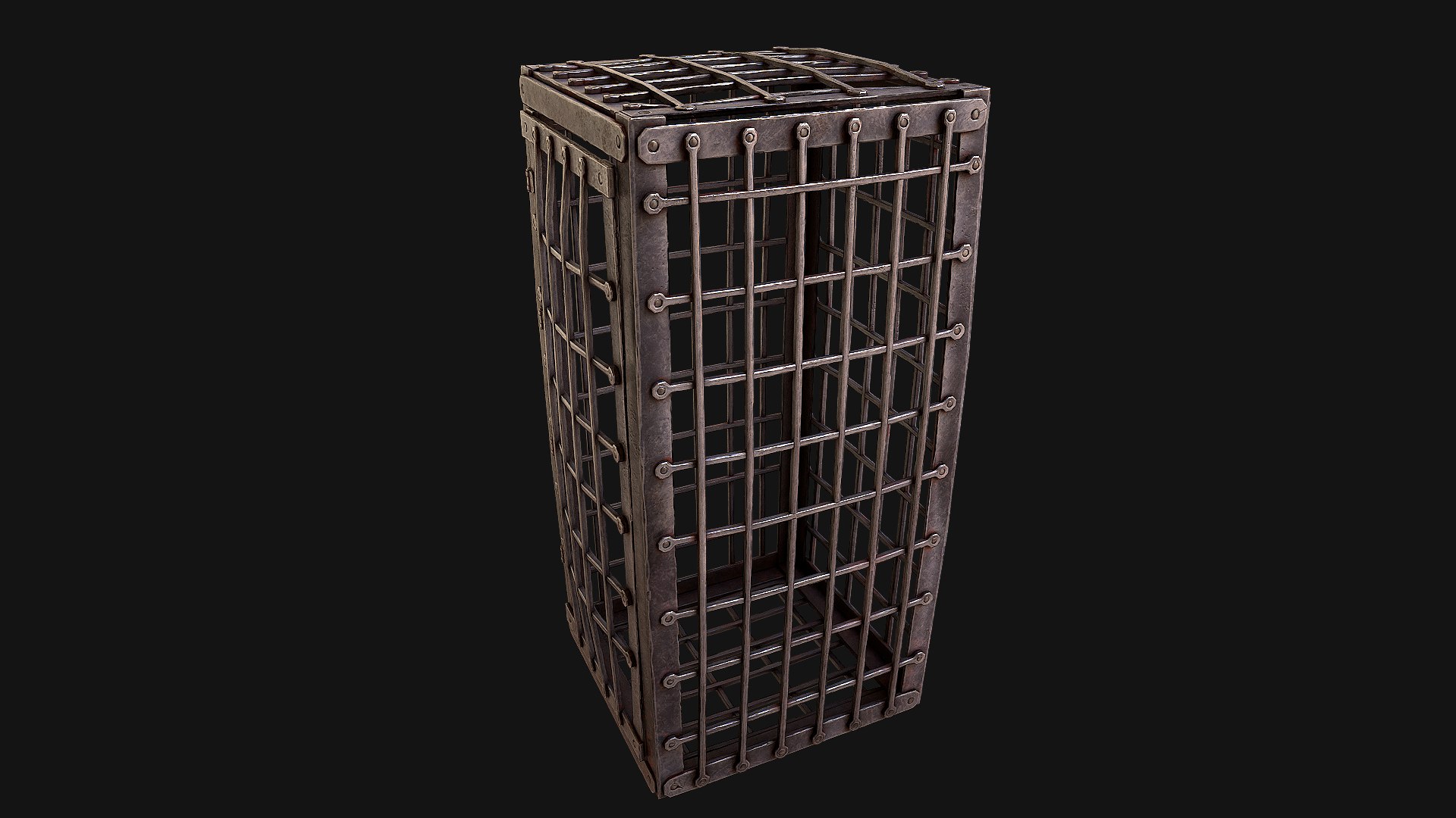 Iron Prison Cage 3D Model - TurboSquid 1986379
