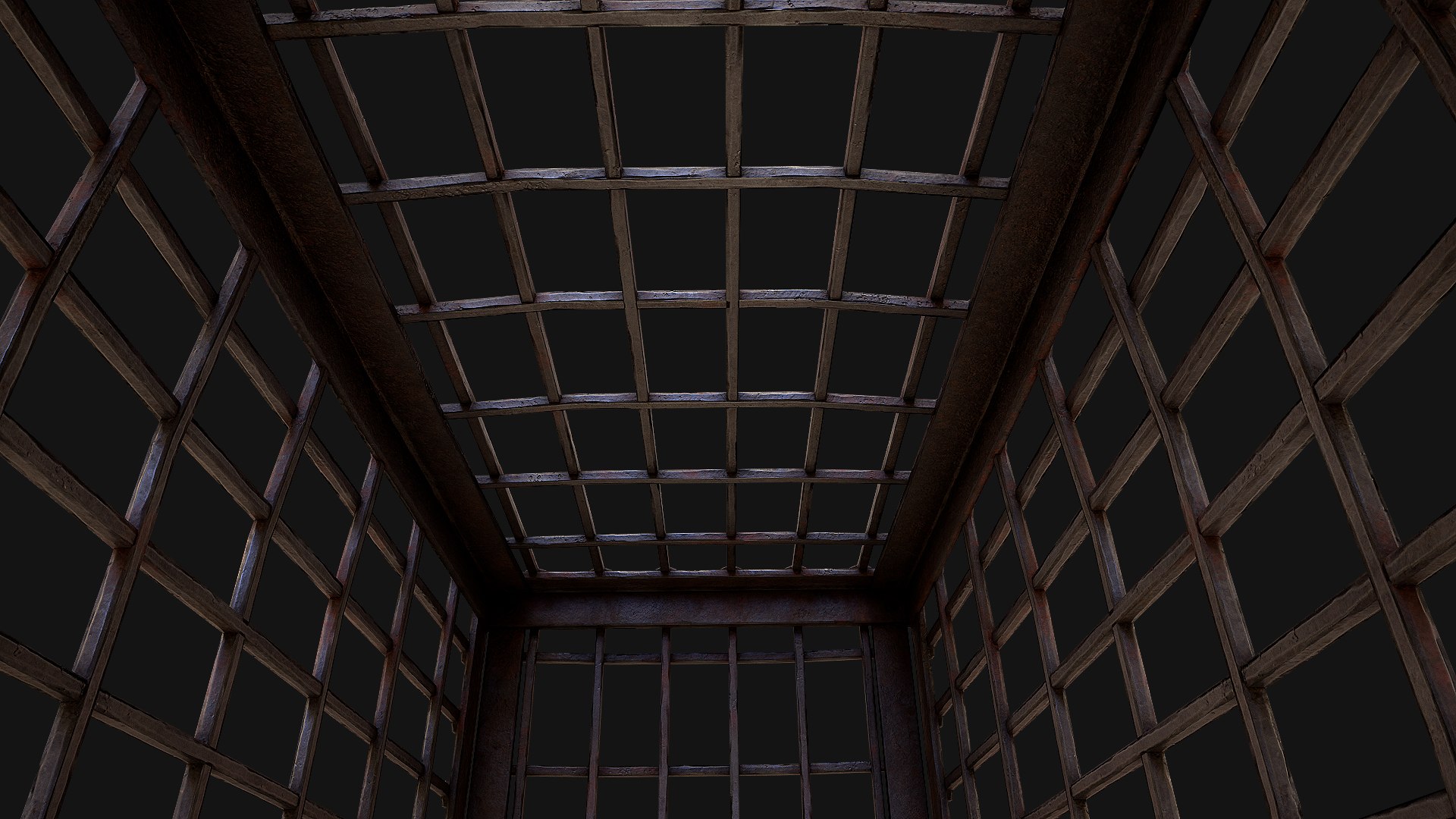 Iron Prison Cage 3D Model - TurboSquid 1986379