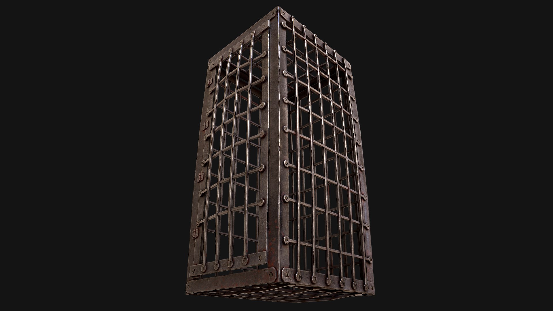 Iron Prison Cage 3D Model - TurboSquid 1986379