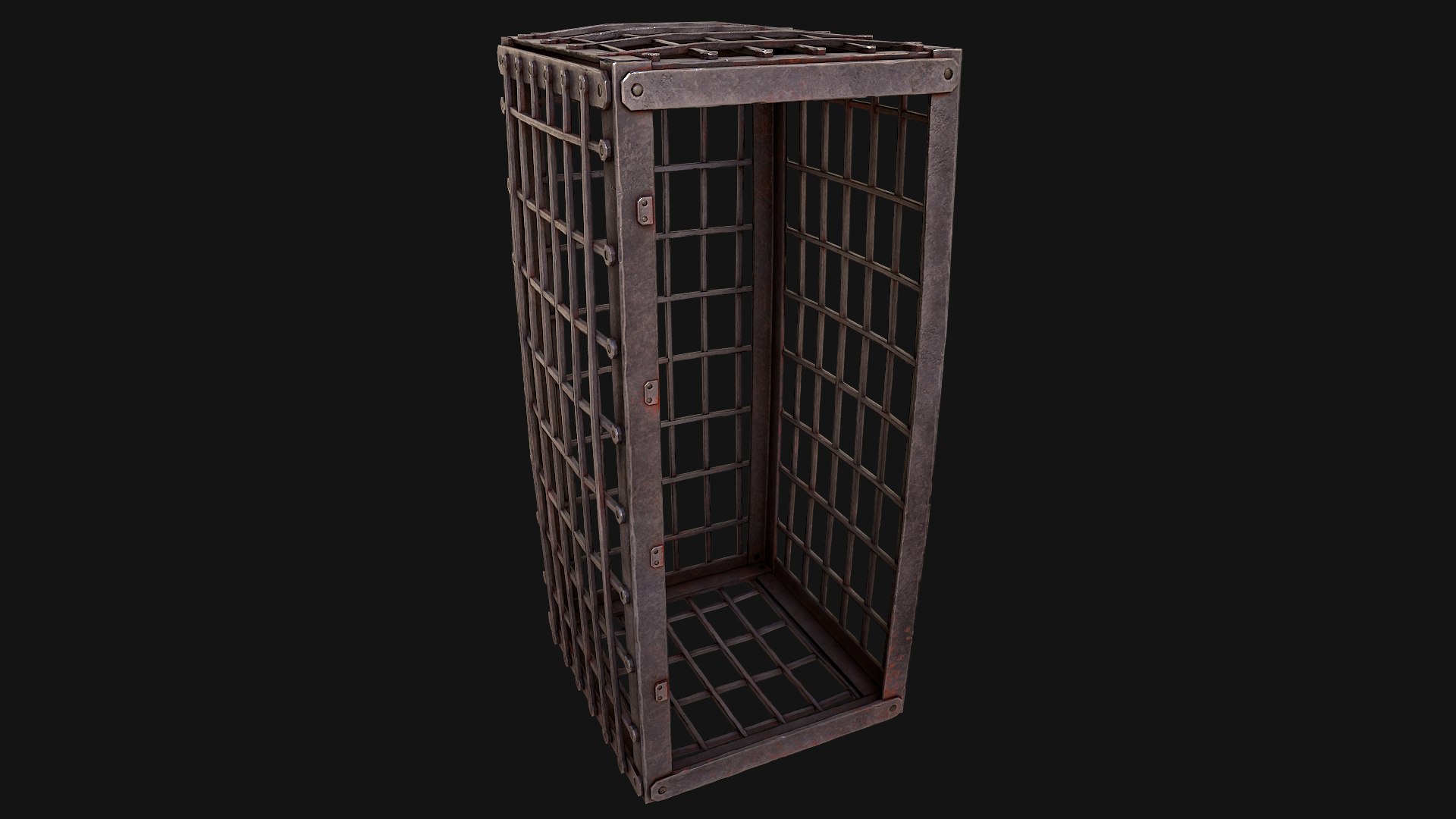 Iron Prison Cage 3D Model - TurboSquid 1986379