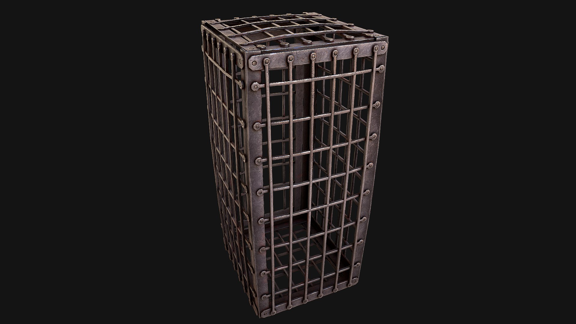 Iron Prison Cage 3D Model - TurboSquid 1986379