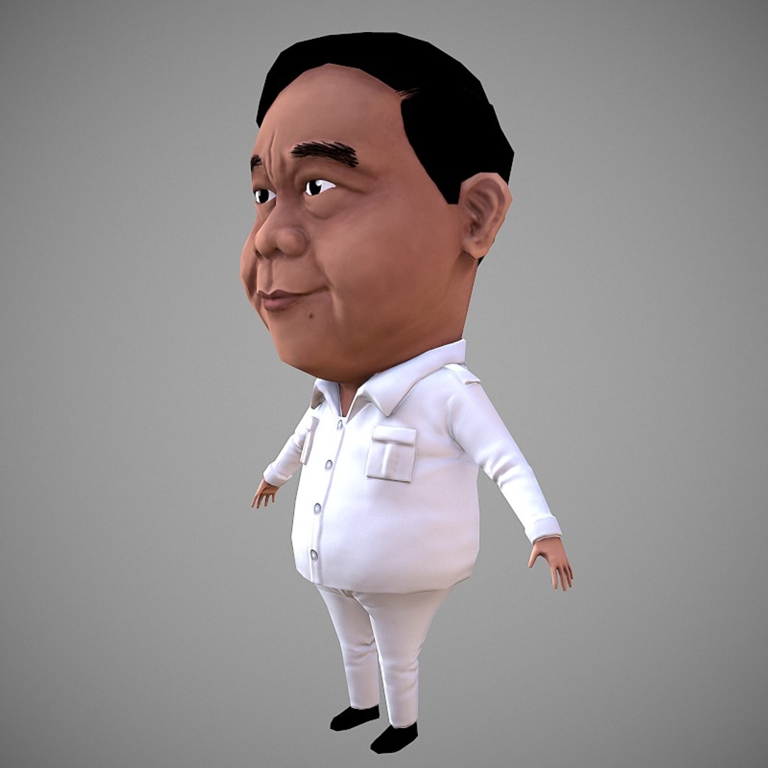 3D Prabowo Model - TurboSquid 1335015