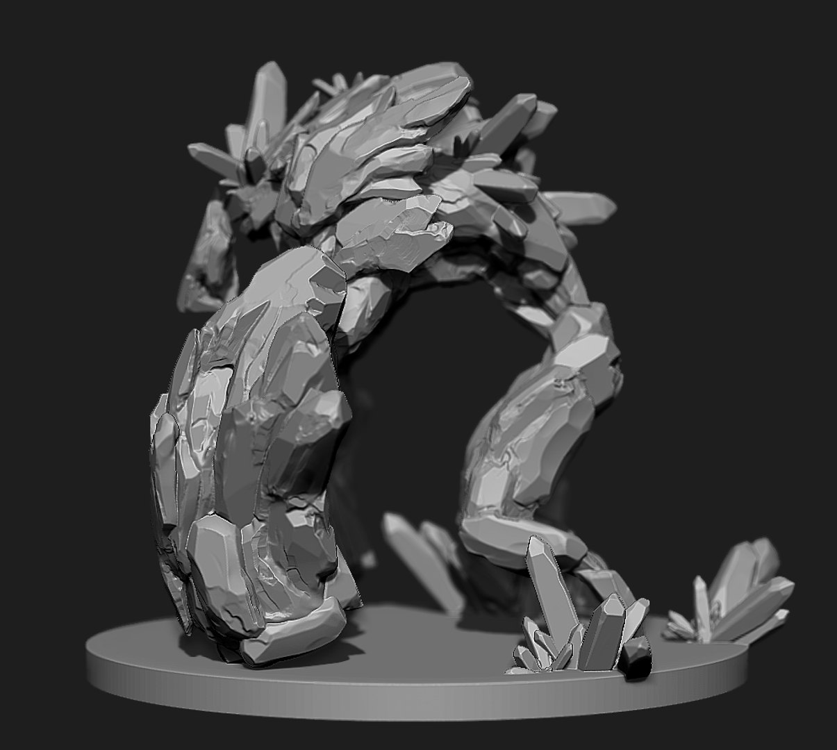 3D Rock Golem Model - TurboSquid 1512843