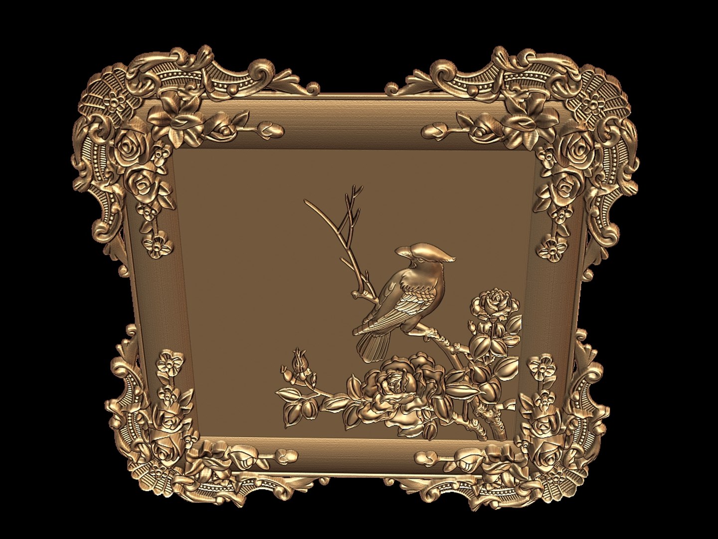 3d Model Of Stl Cnc Router Engraving